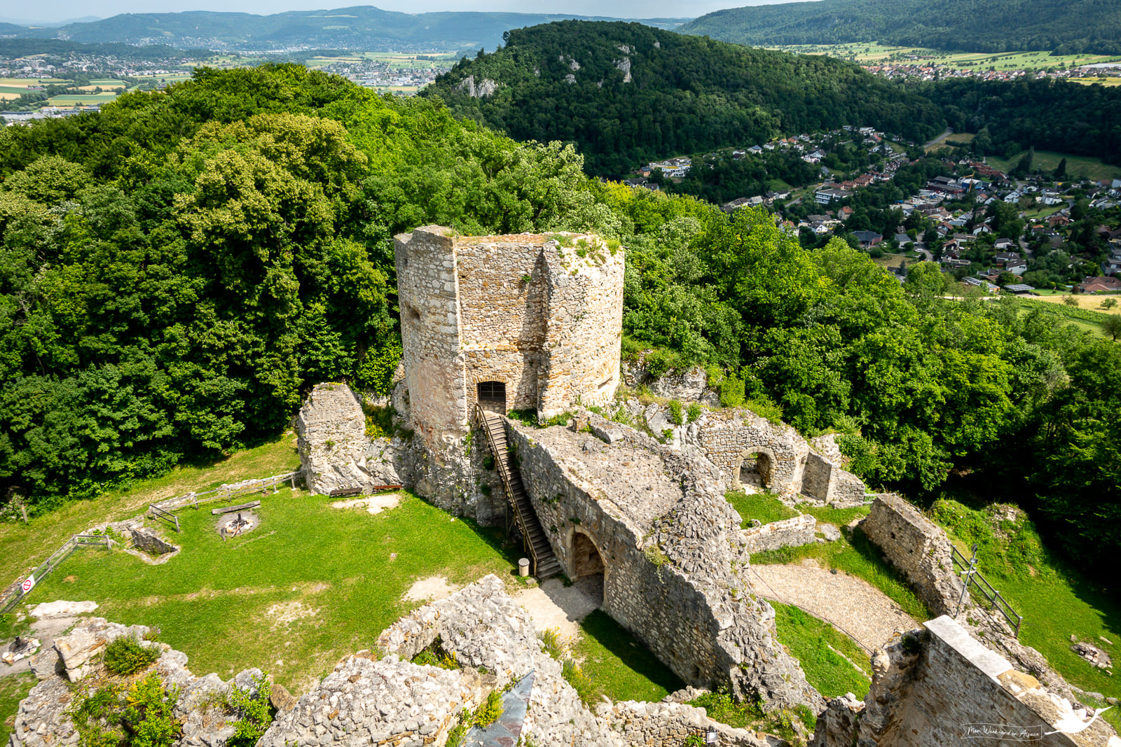 Besichtigung der Burg Landskron in Leymen