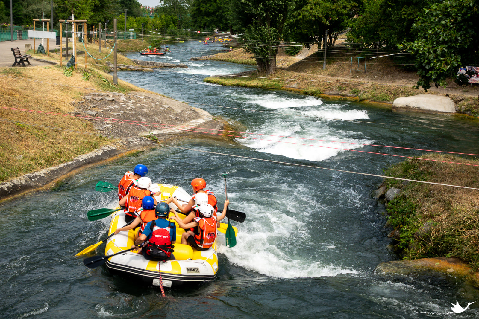 Wassersportaktivitäten im Parc des Eaux Vives in Huningue - Blog Alsace